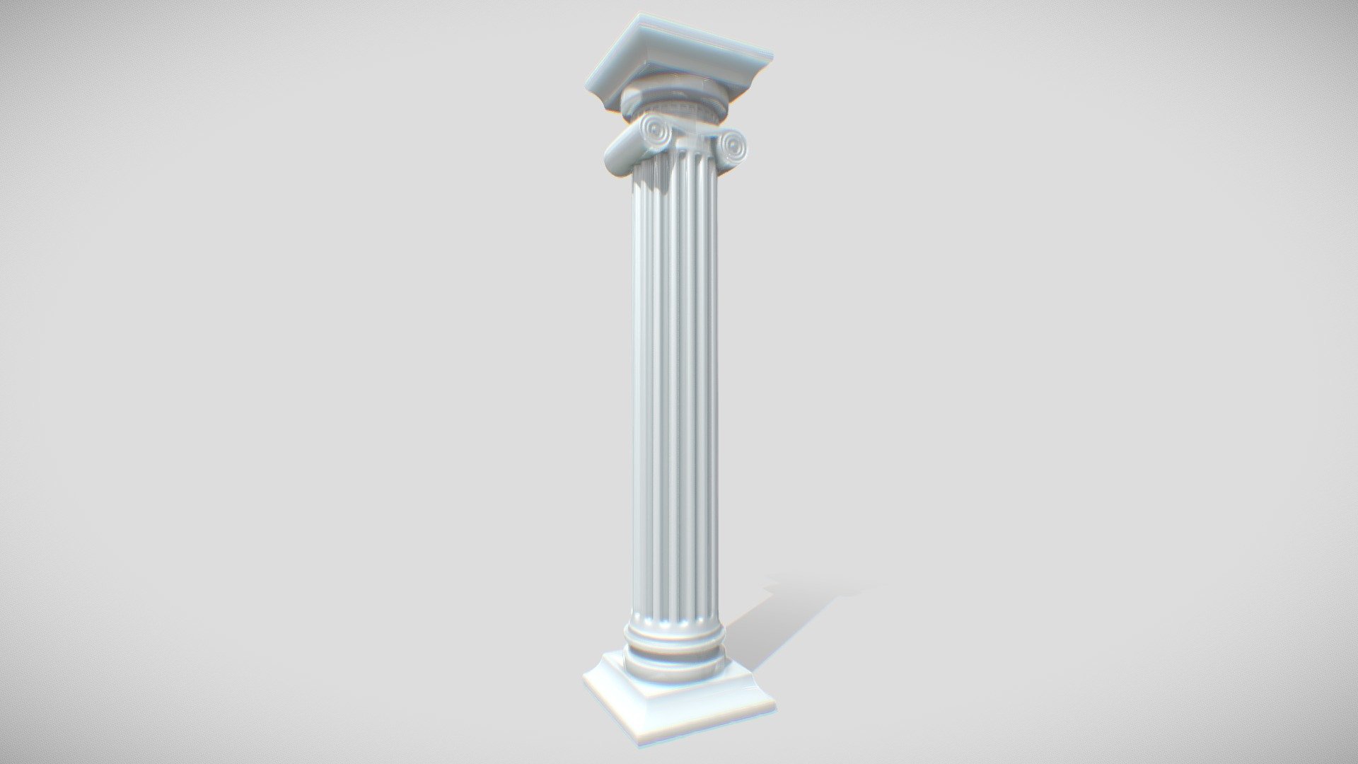 Perfect Ionic Column - Ancient Greek Pillar - Download Free 3D model by kuzneciv [a1442d1 ...