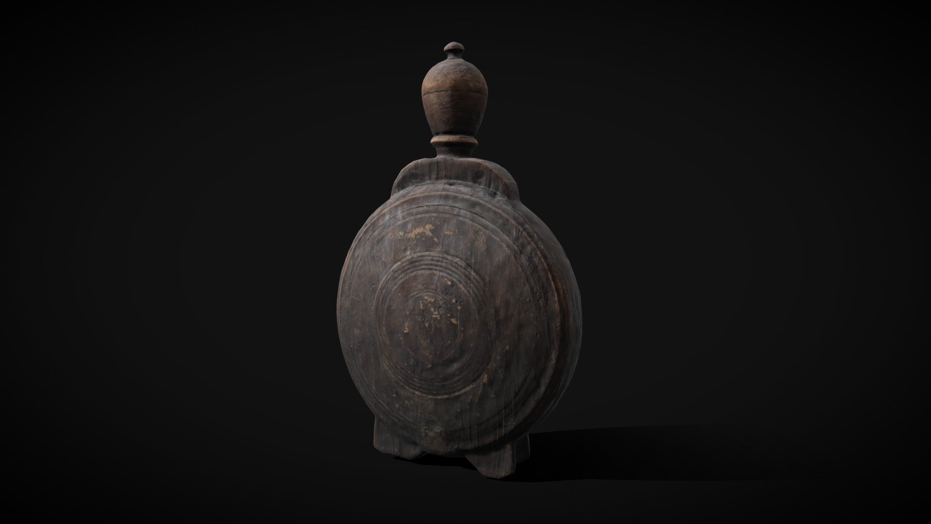 Wooden Flask - Download Free 3D model by Gobetterlife [a144fa1] - Sketchfab