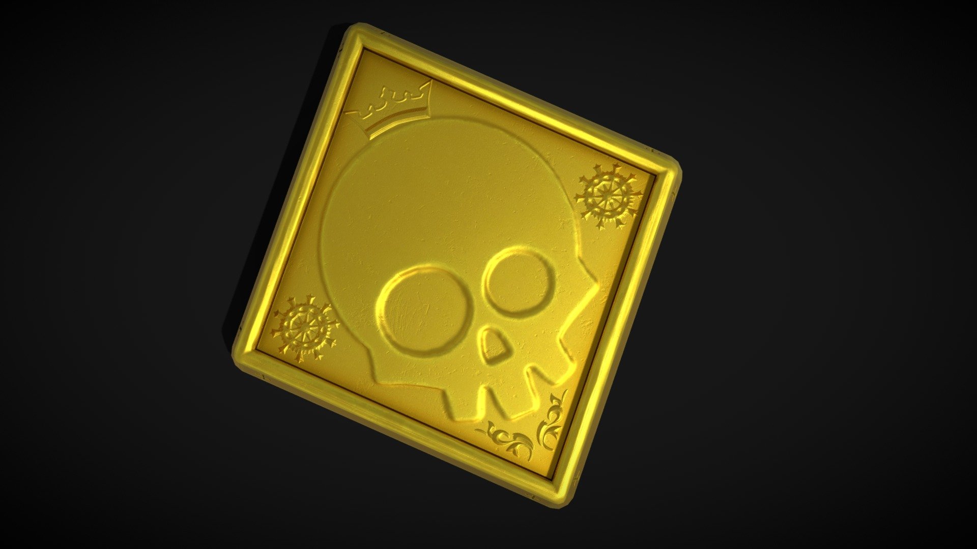 Stylized Golden Coin - Download Free 3D model by TridentCorp [a145023 ...