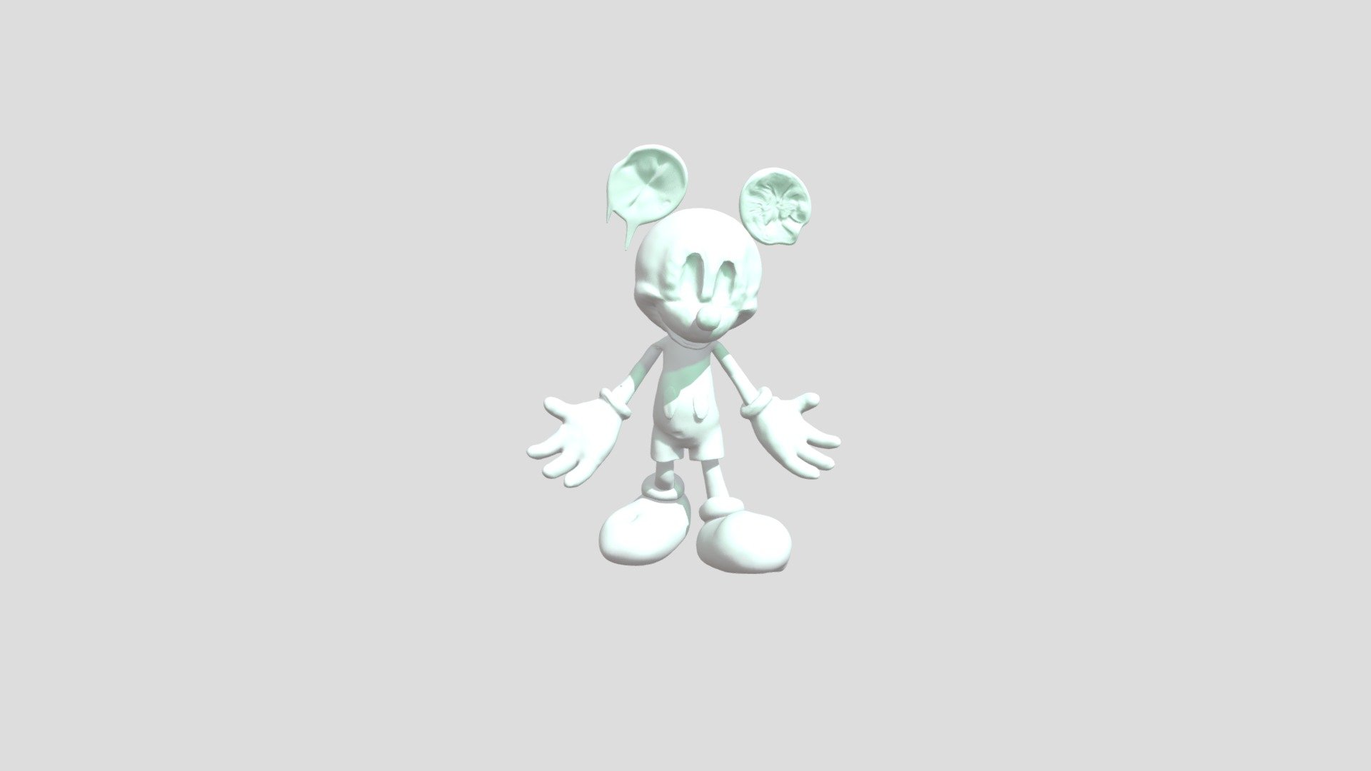 Photo- Negative Mickey - Download Free 3D model by NachiG [a146915 ...