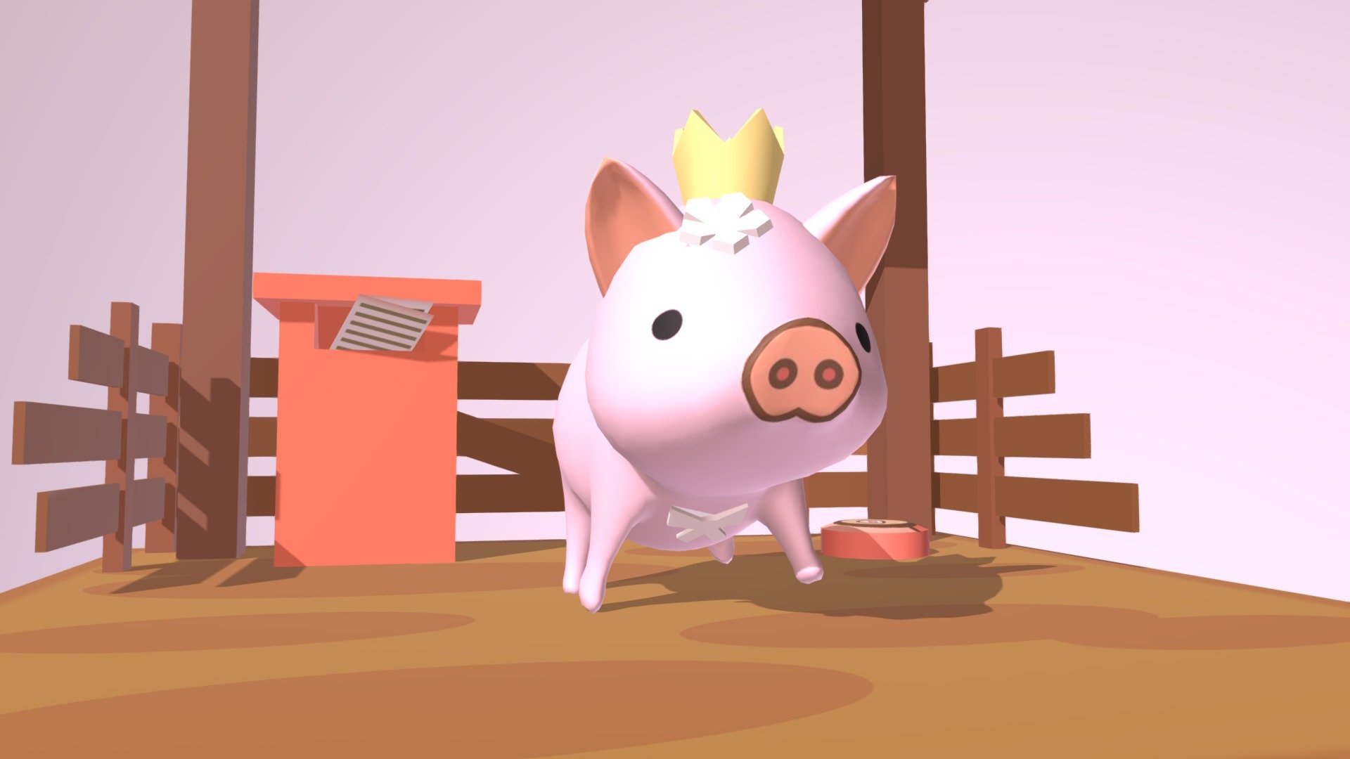 Mini Piggy - Download Free 3D model by QuangCao [a148f8a] - Sketchfab