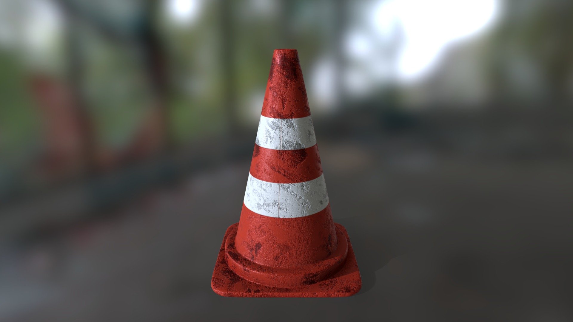 Traffic Cone - 3D model by ne.zloy.ya [a1491da] - Sketchfab