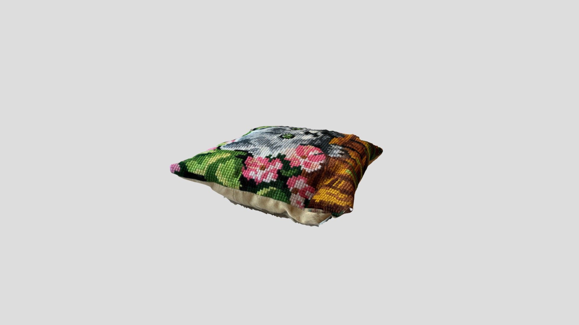 Cat pillow - Download Free 3D model by JusterFoto [a14989e] - Sketchfab