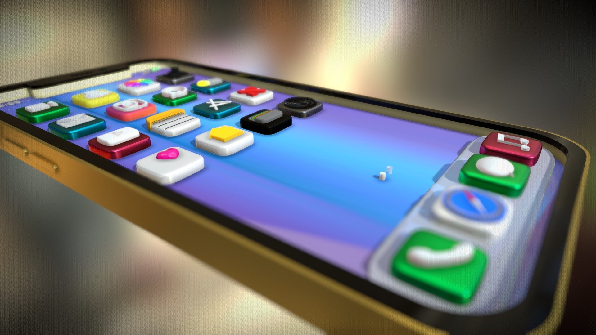 iphone 12 3D - Download Free 3D model by kdreamer [a149e16] - Sketchfab