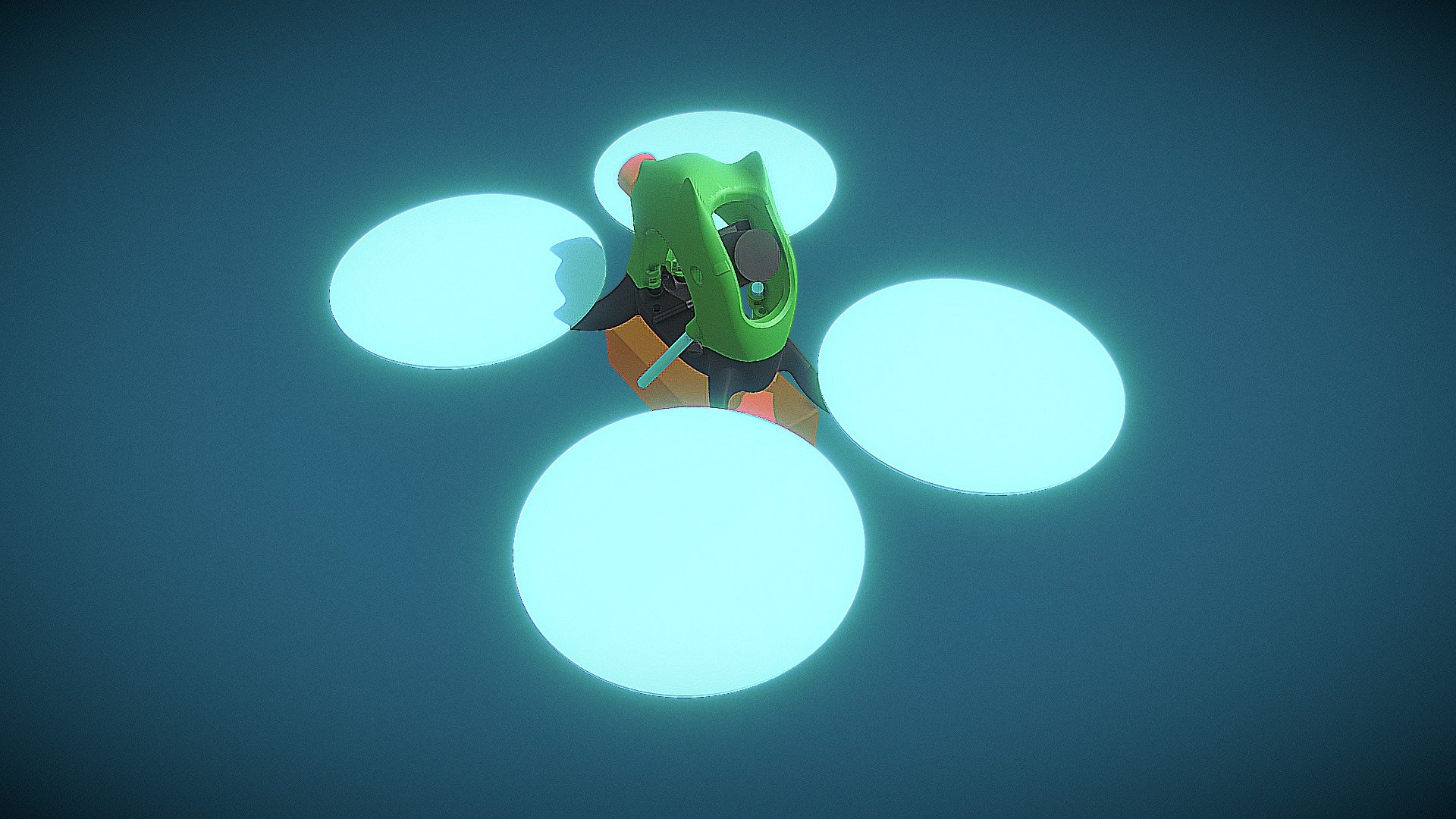 Nano Racer Bat Ears - 3D model by 3dpunkie [a14a9f9] - Sketchfab