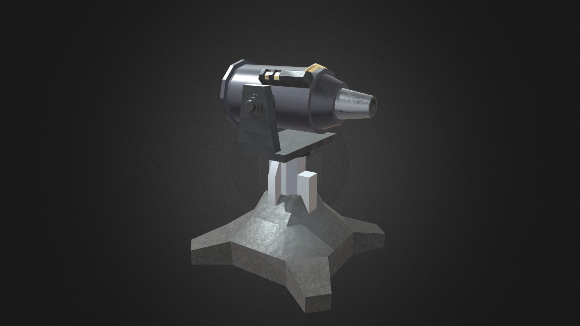 Turret - Download Free 3D model by JustinBass [a14b640] - Sketchfab