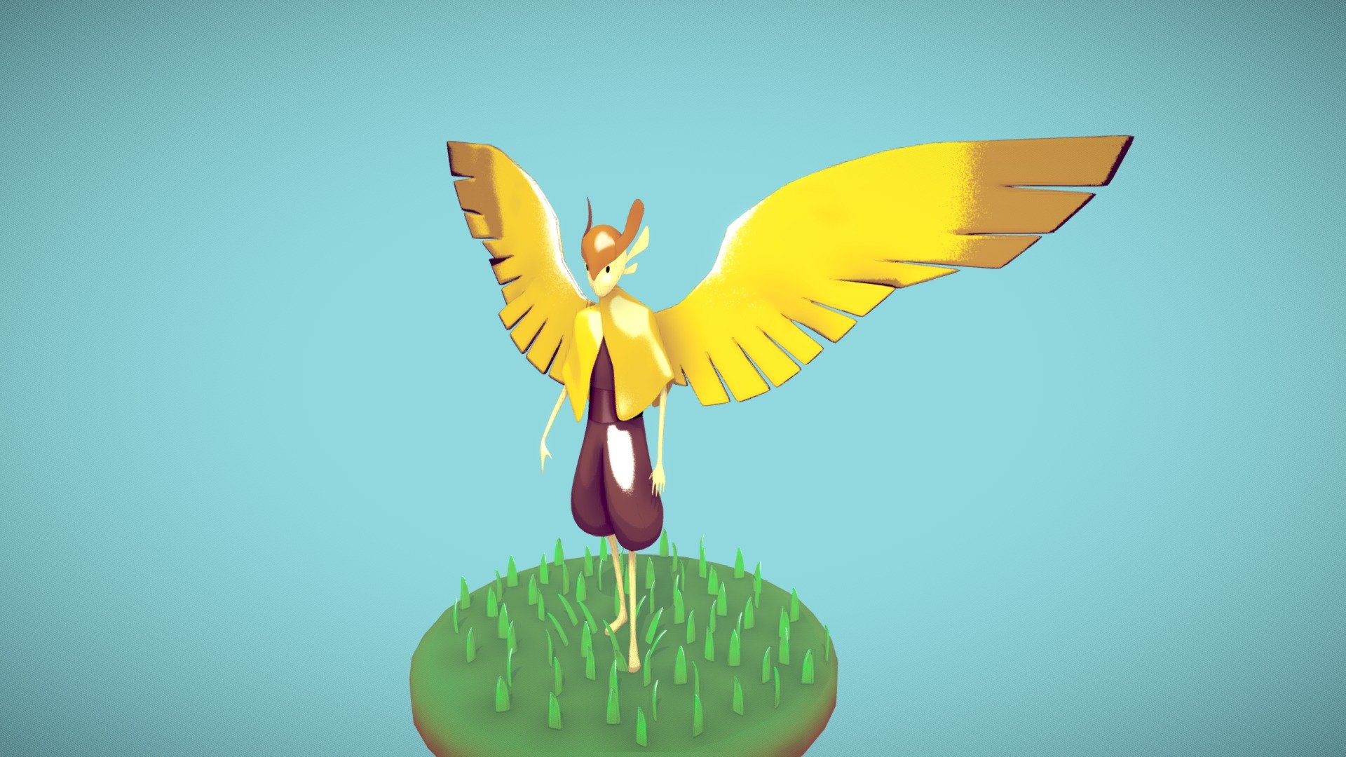 Avian Humanoid - 3D model by James (@HaavardJames) [a14d2e9] - Sketchfab