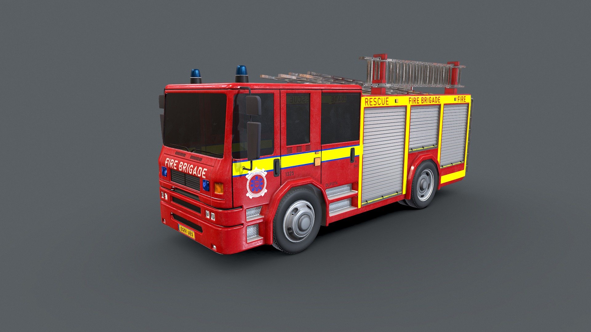 Fire engine - Buy Royalty Free 3D model by Sousinho [a14d504 ...