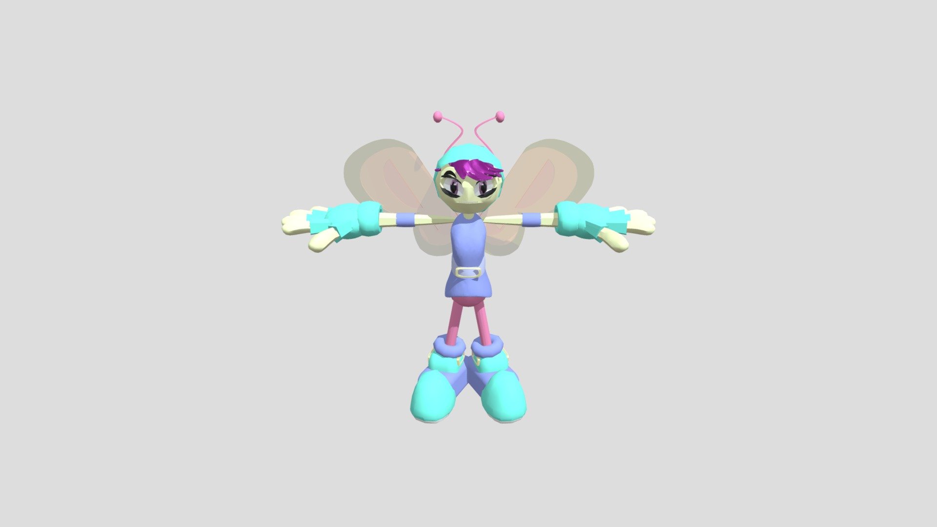 Sawyer The Butterfly - Billy Hatcher And The Gia - Download Free 3D ...