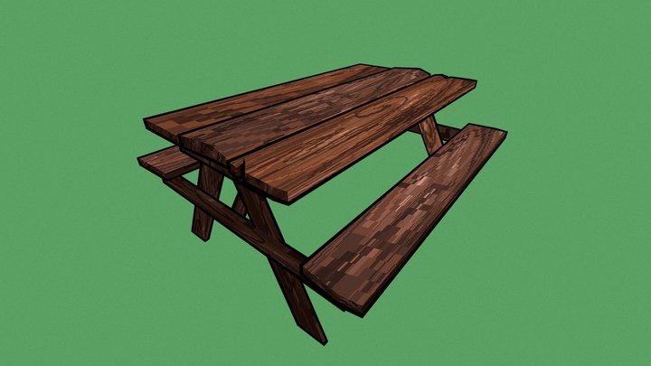 Picnic-table 3D models - Sketchfab