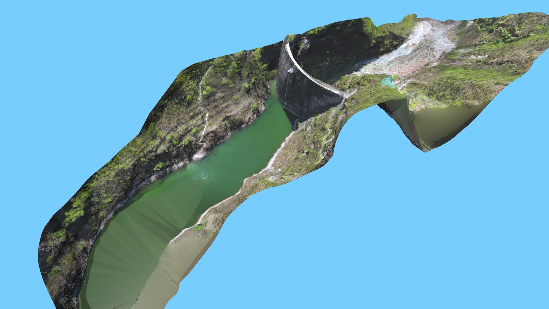 Dam - Buy Royalty Free 3D model by LibanCiel [a14fe34] - Sketchfab Store