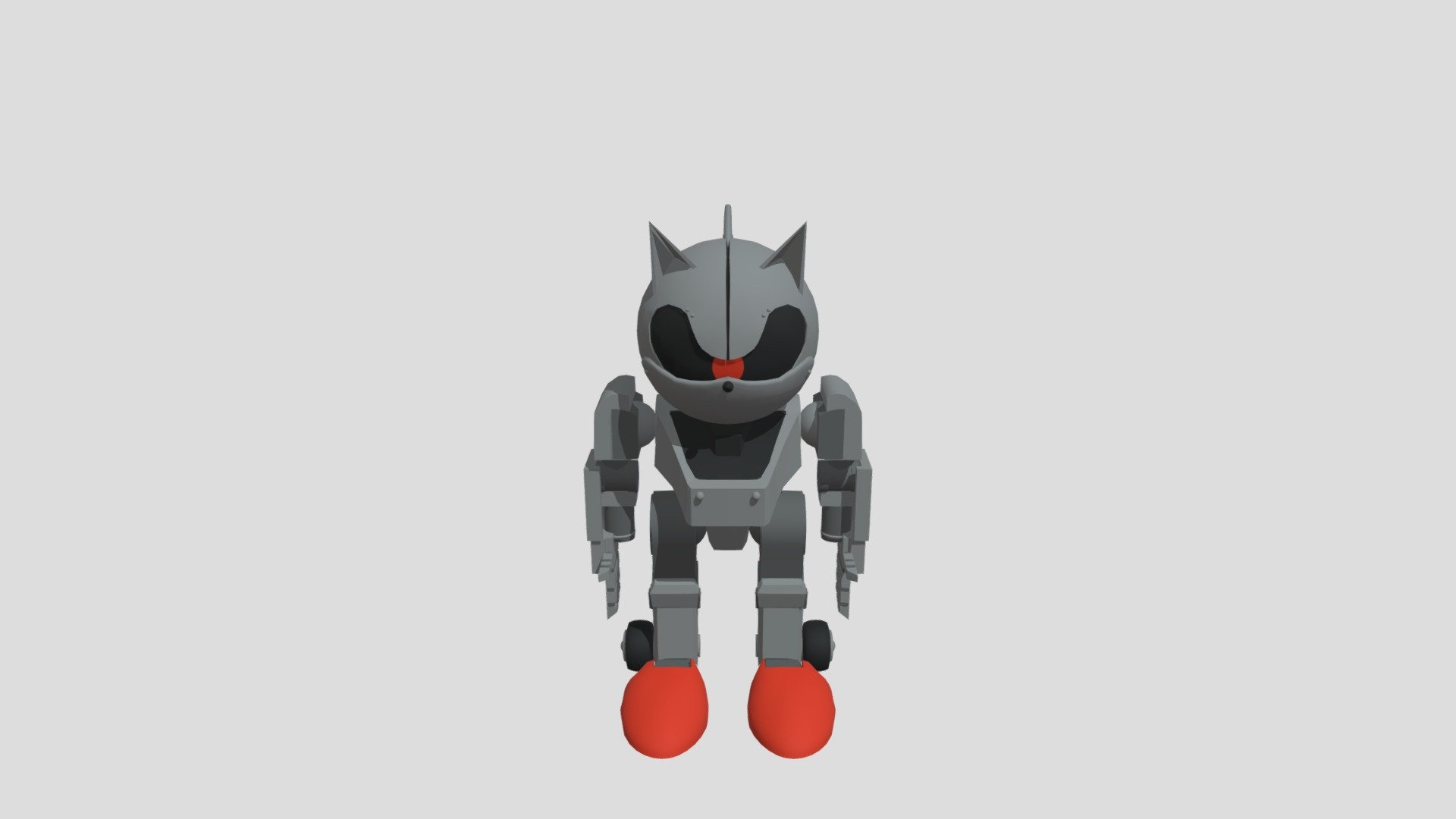 Mecha Sonic Mark I - Download Free 3D model by Cyrone™ (@Cyrone ...