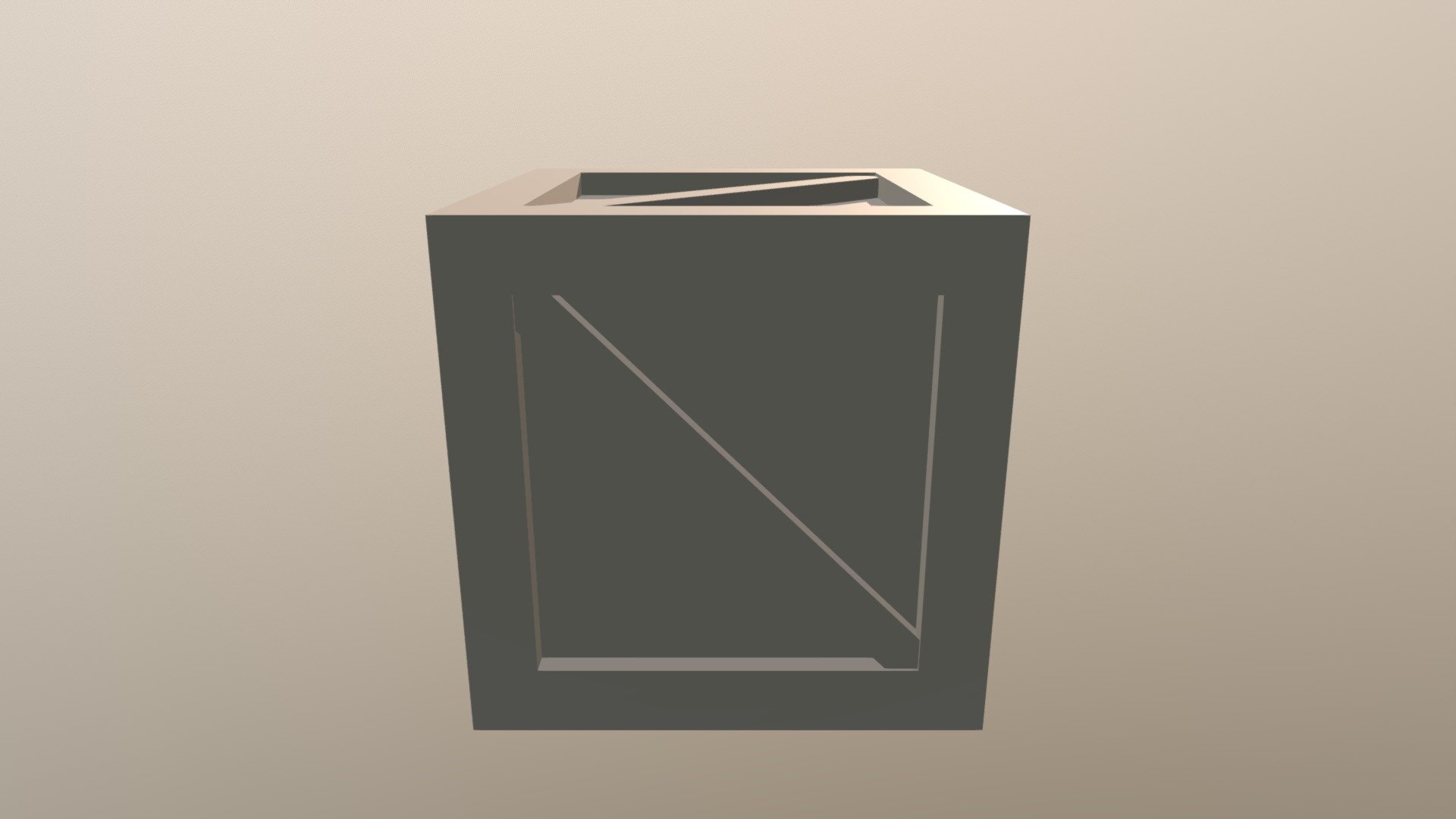 Simple Crate - 3D model by predominant [a152ccb] - Sketchfab