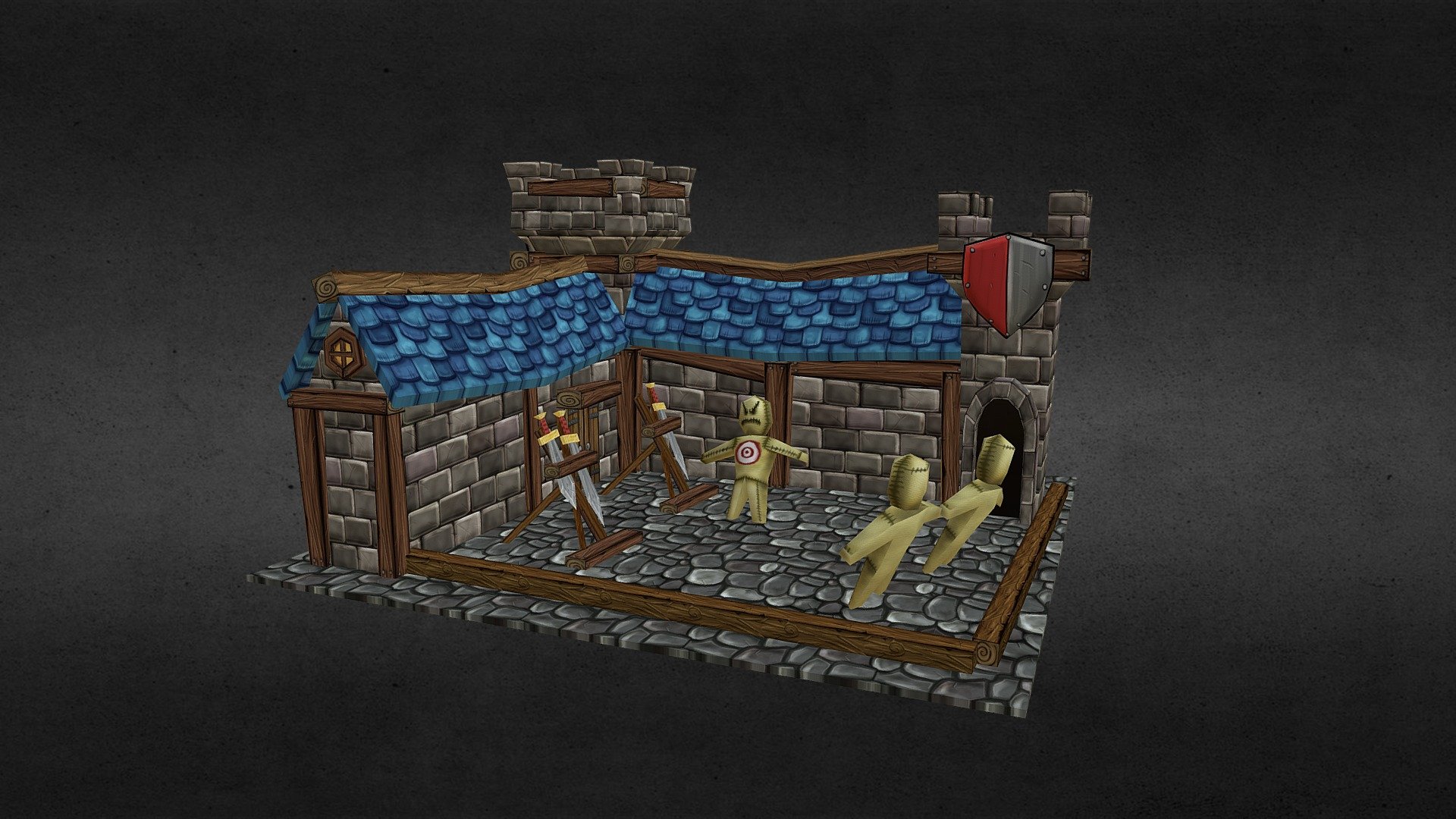 Barracks - 3D model by Many-Worlds (@manyworlds) [a1534a4] - Sketchfab