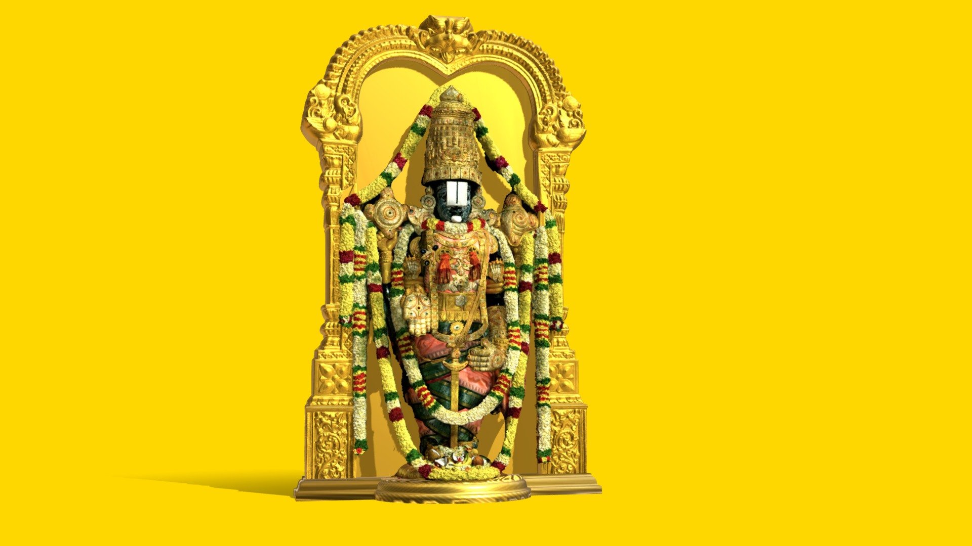 Perumal - 3D model by GopuKrish (@rgopukrish) [a153d70] - Sketchfab