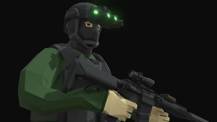 Soilder 3D models - Sketchfab