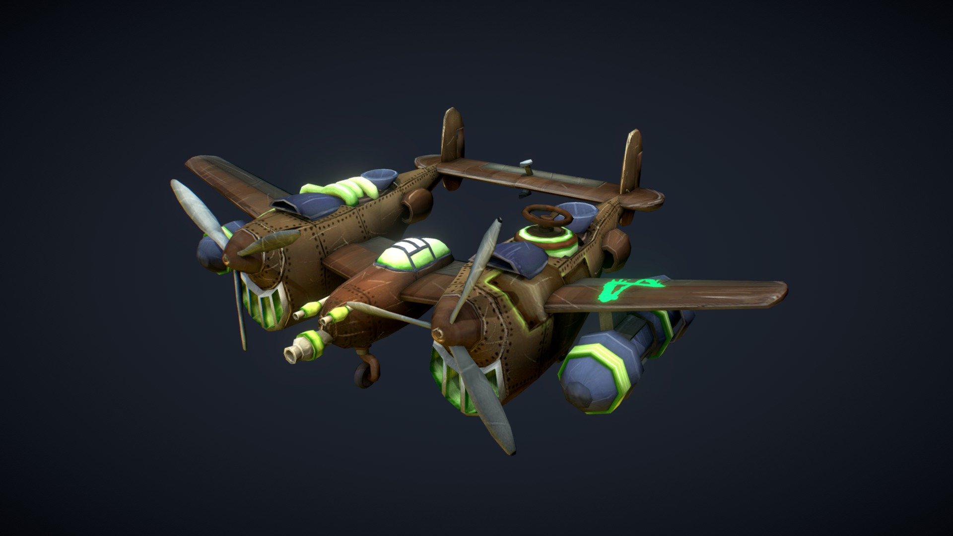 DAE - JinxWinx GameArt P38 - 3D model by Gunyoung Lee (@gunyounglee ...