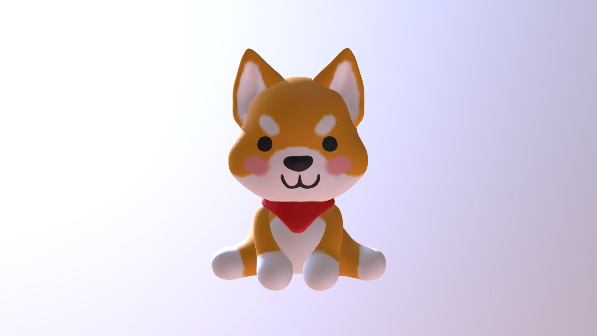 Shiba Inu Dog - 3D model by minmindraws [a155bfb] - Sketchfab