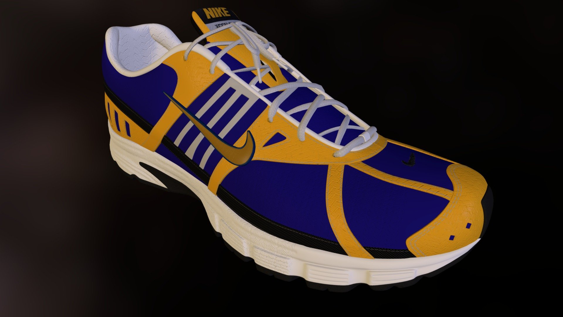 Nike SEC LSU Flavored Shoe - 3D model by dramenon [a155ea1] - Sketchfab