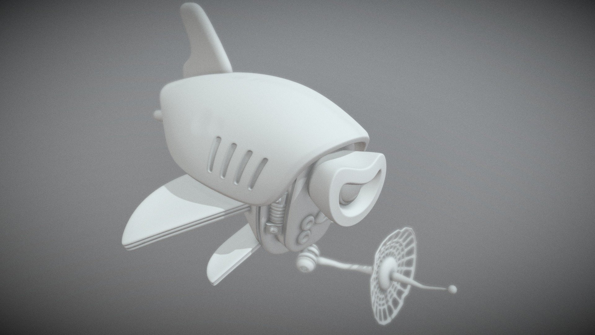 Shark Spy - 3D model by Pete Hanshaw (@phanshaw) [a156fc9] - Sketchfab