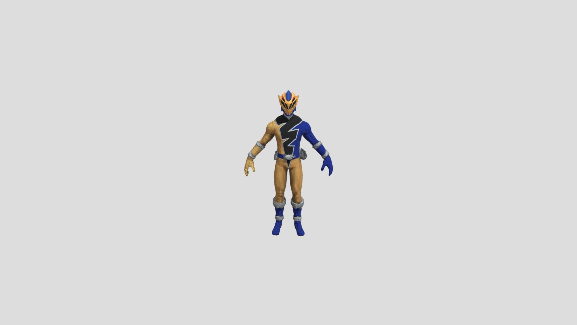 GoldRanger(YT) - Download Free 3D model by CAPTAAINRO [a1599e2] - Sketchfab