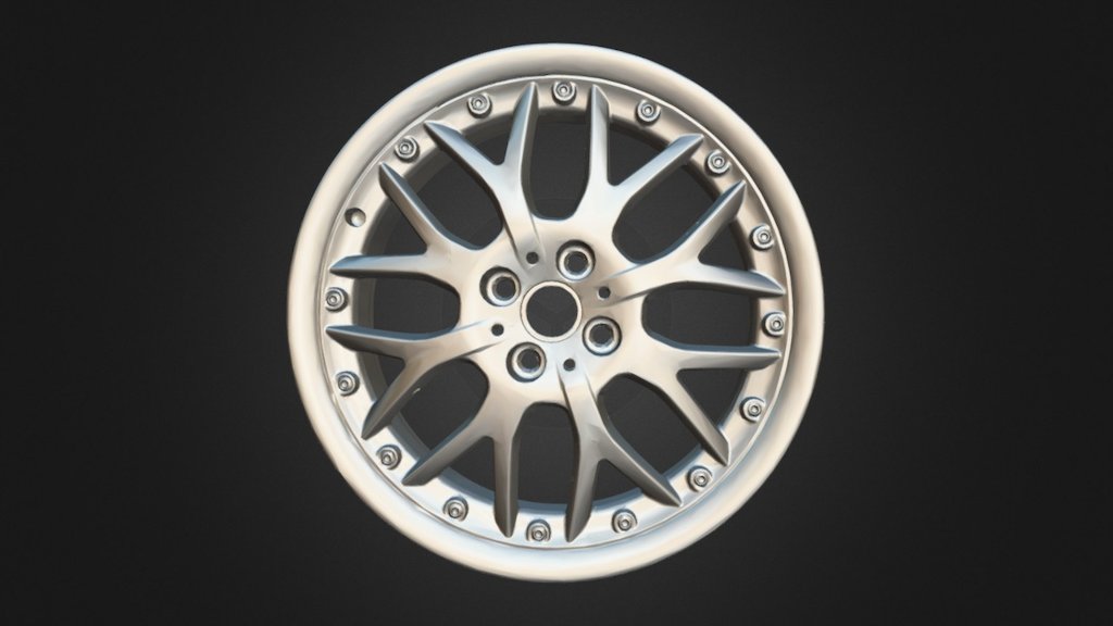 3D Scanned Wheel - 3D model by 3 Space (@3space) [a159d2d] - Sketchfab