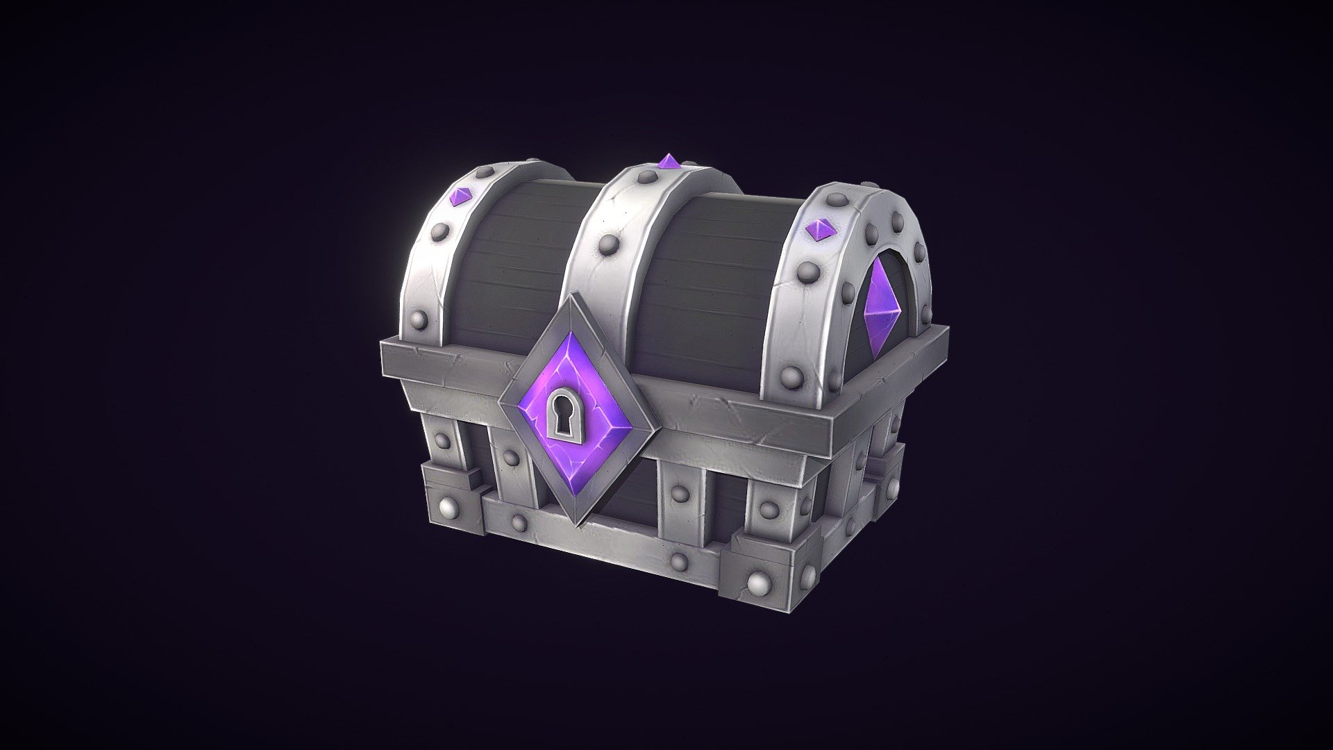 Magic Treasure Chest - 3D model by evelin (@eviii) [a159ea4] - Sketchfab