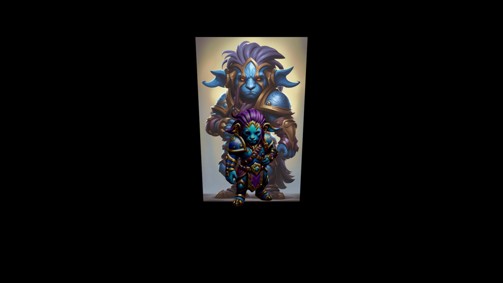 a of a cartoon character of a blue skinned man, - Download Free 3D ...
