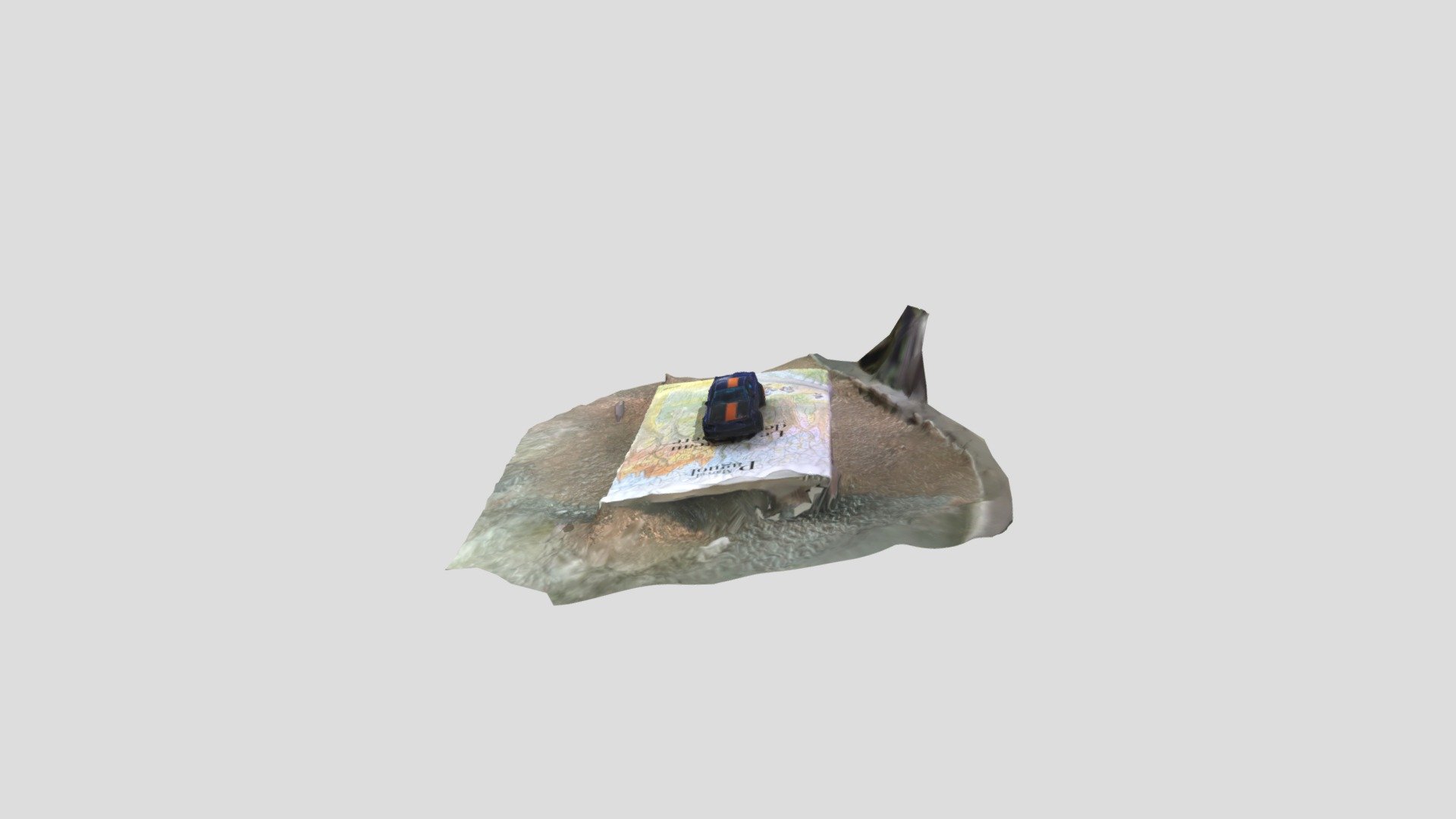 Model car on book - 3D model by jrjdavidson [a15b692] - Sketchfab