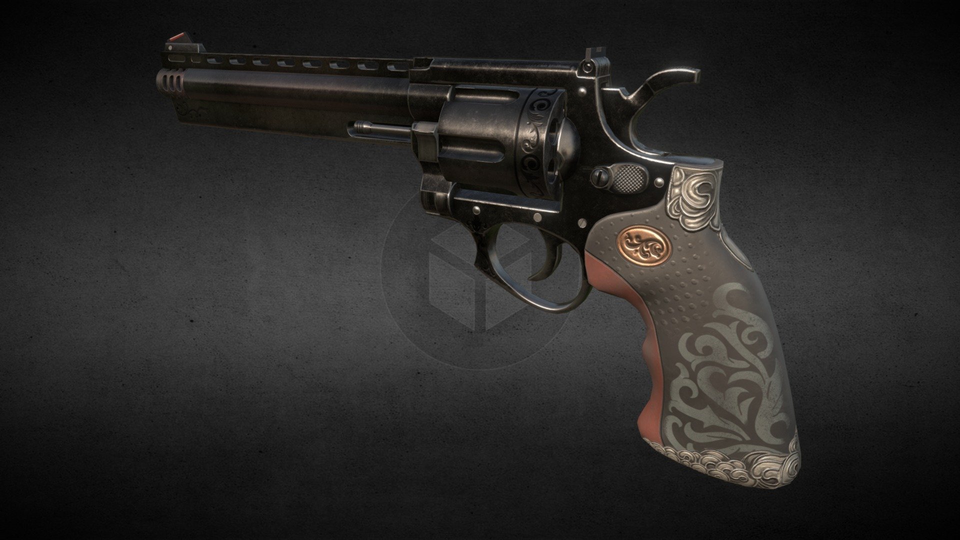 Sheriff_Gun_v06 - 3D model by leonik88 [a15cf78] - Sketchfab