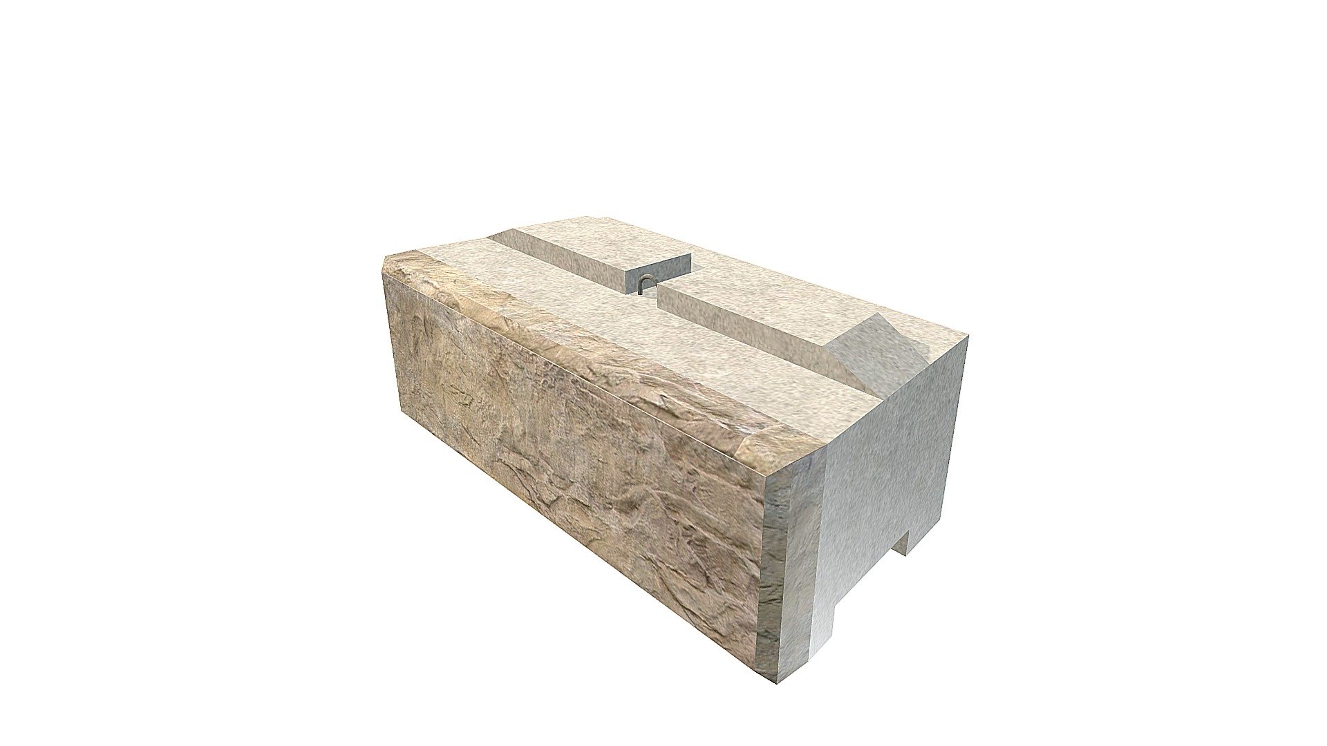 Middle Block - 3D model by ReCon Retaining Walls (@reconwalls) [a15eb0d ...