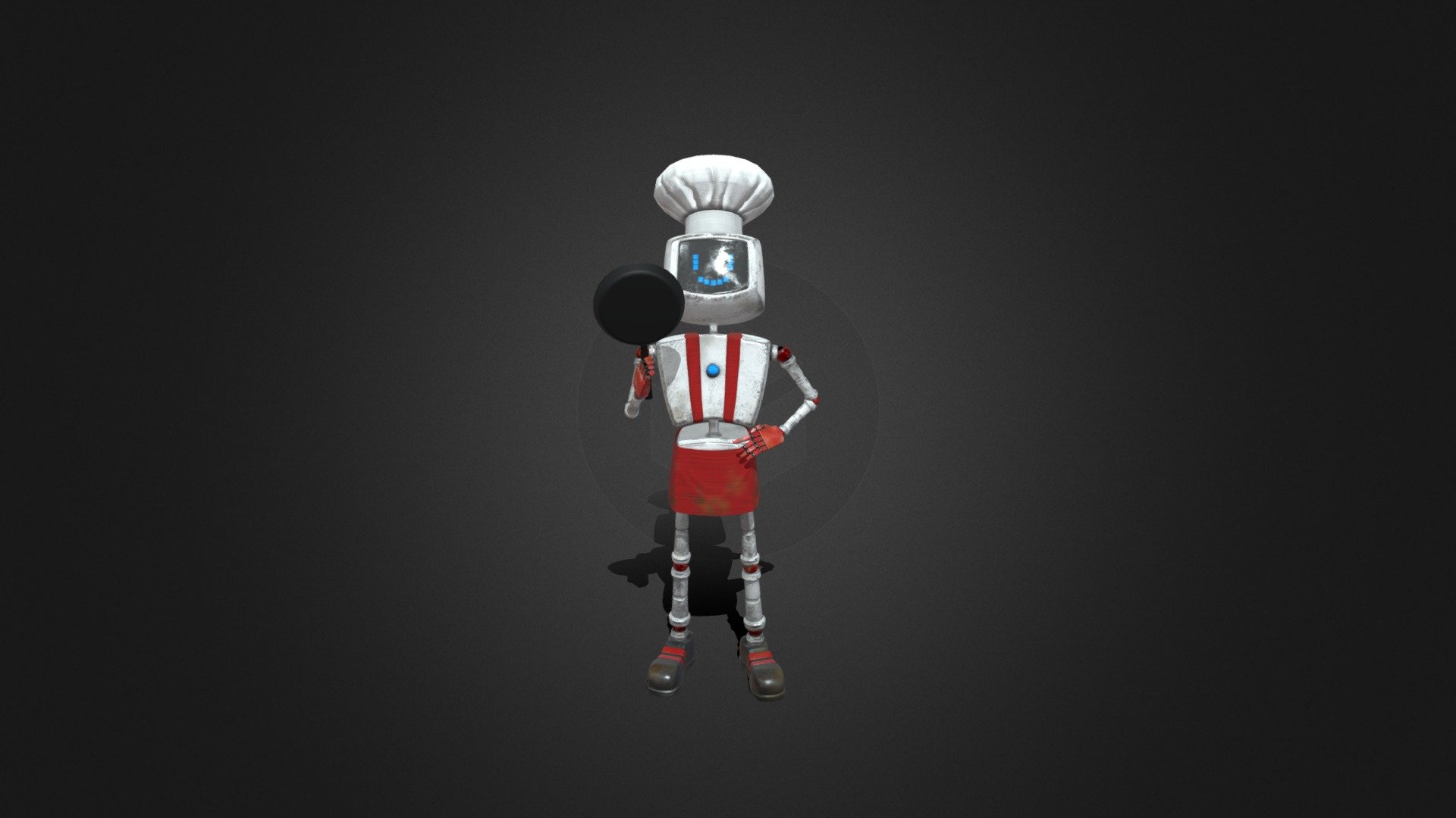 Chef Robot - 3D model by xtroy [a160451] - Sketchfab