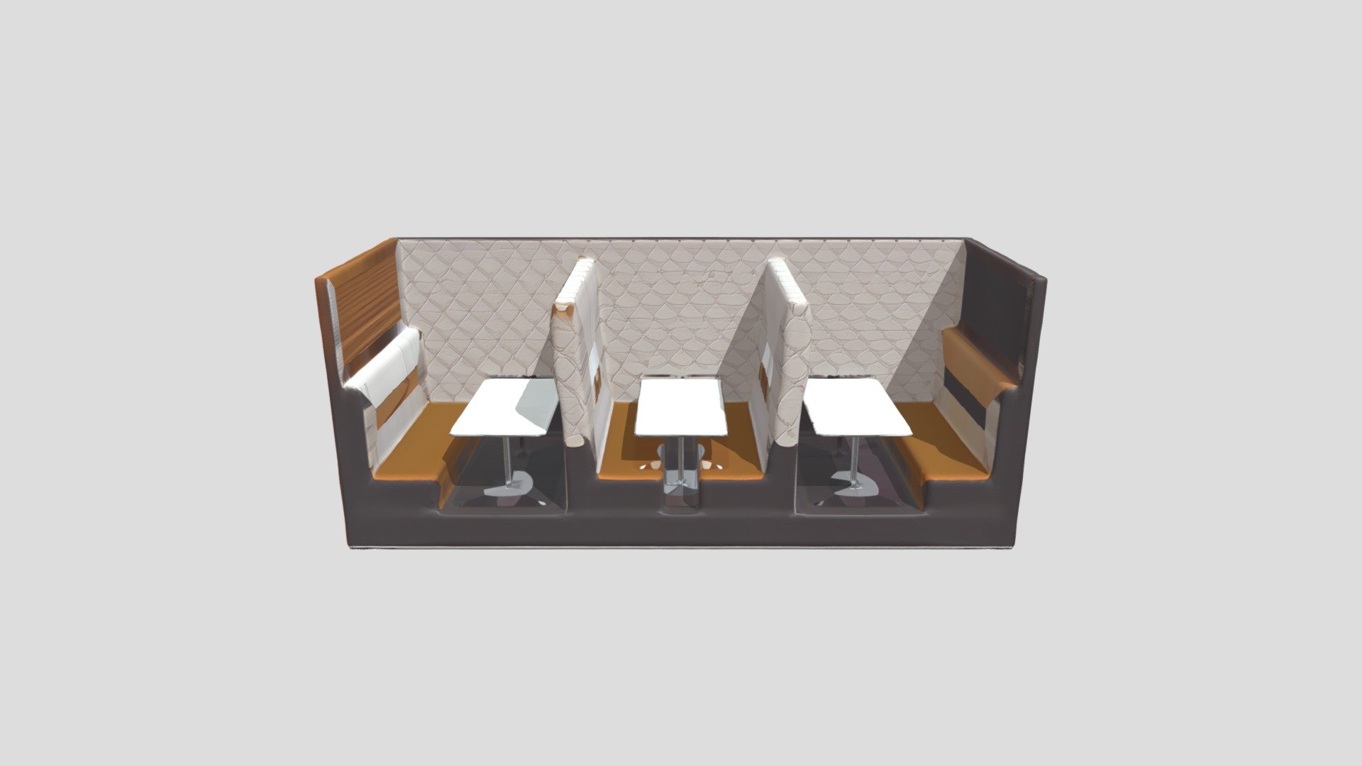 restaurant booth seating - 3D model by rishabhent79 [a160b78] - Sketchfab