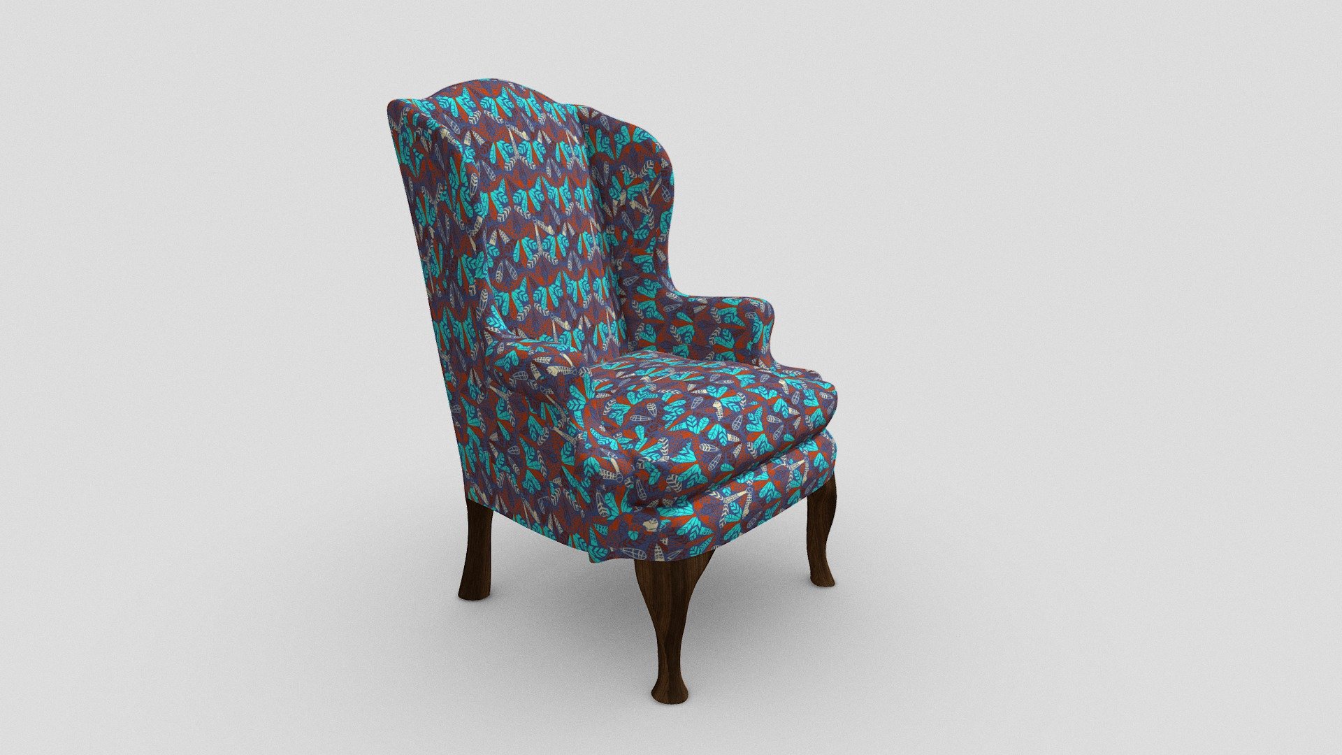 Chair with High Back Rest - Buy Royalty Free 3D model by Marc Sawyer ...