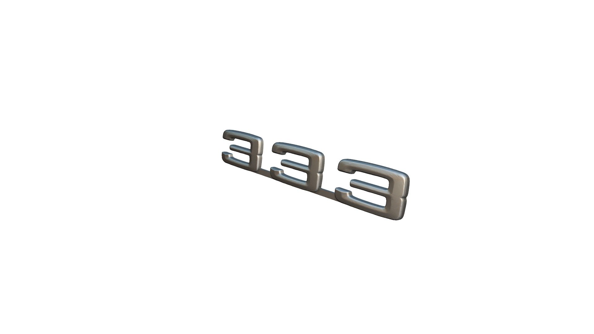 BMW 333i Emblem - 3D model by Altrous [a161d13] - Sketchfab