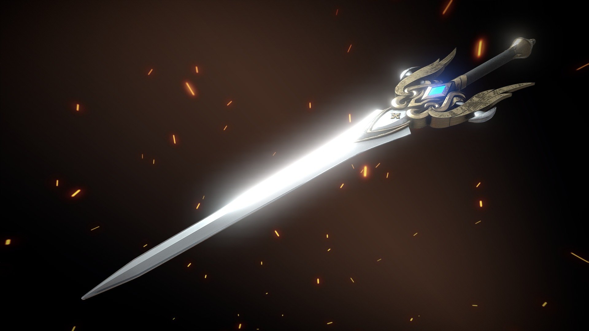 Sword of Miracle Free - Download Free 3D model by Art_workshop [a163029 ...