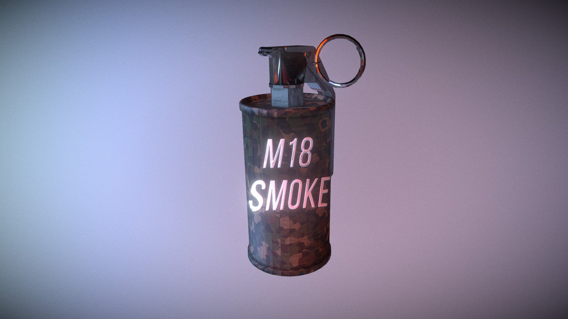 M18 SMoke Granade Camouflage - Buy Royalty Free 3D model by João ...