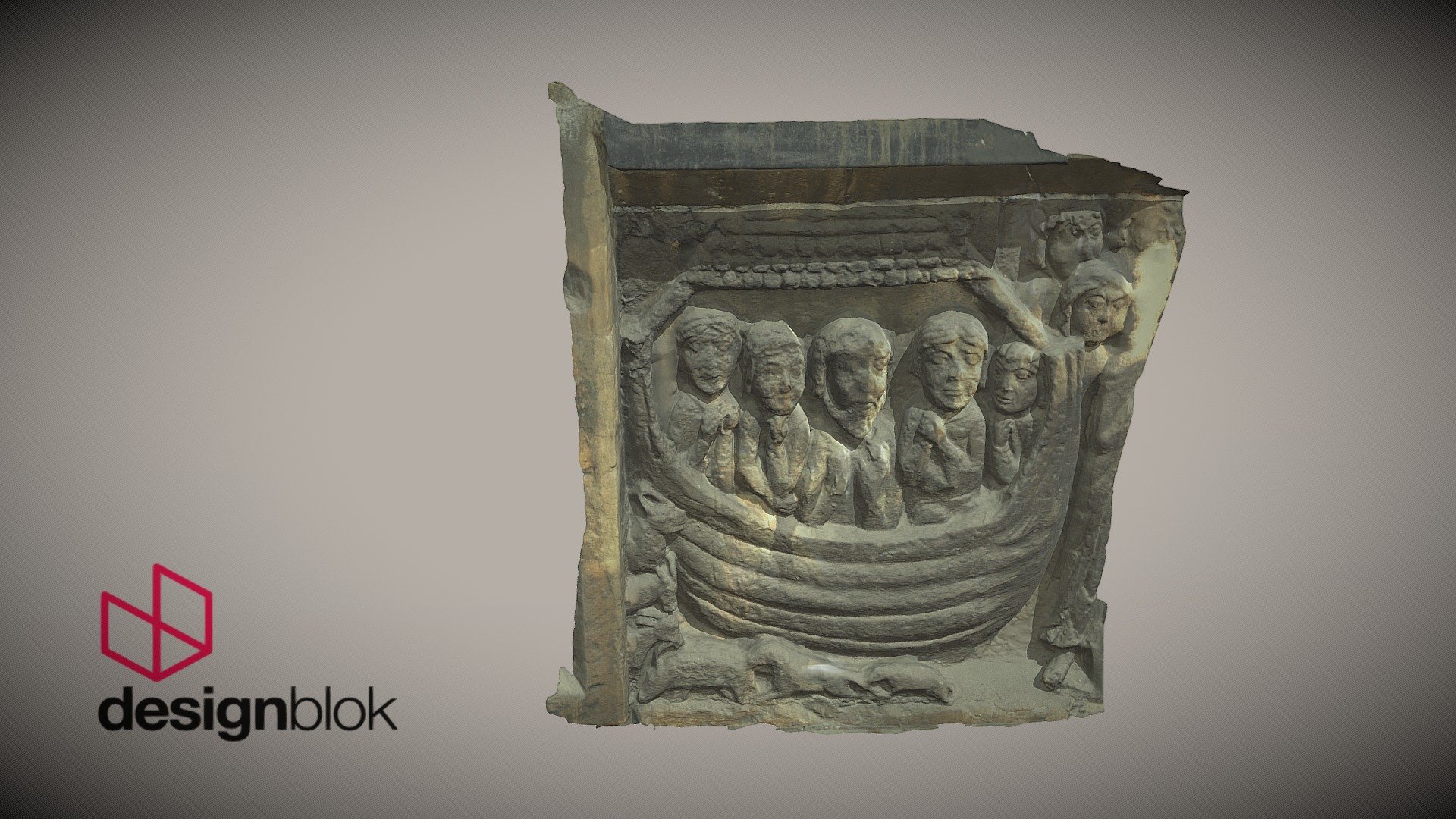 Lincoln Cathedral Romanesque frieze 3 - 3D model by Designblok [a165879 ...