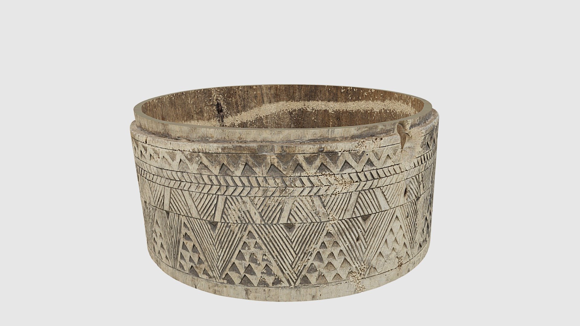 Pattern on Par' tub in traditional Erzya culture - 3D model by epar ...