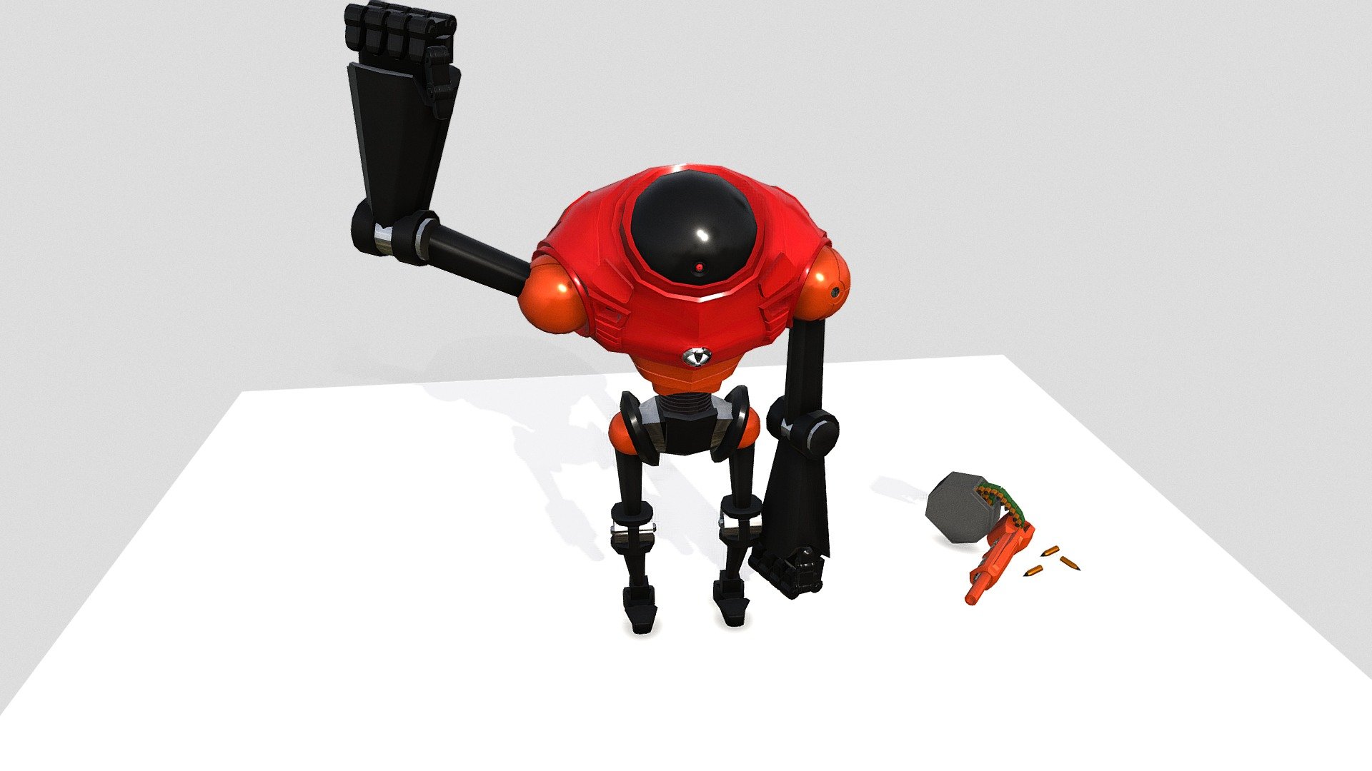 Robotic Mk1 - 3D model by tharlless [a166a8b] - Sketchfab