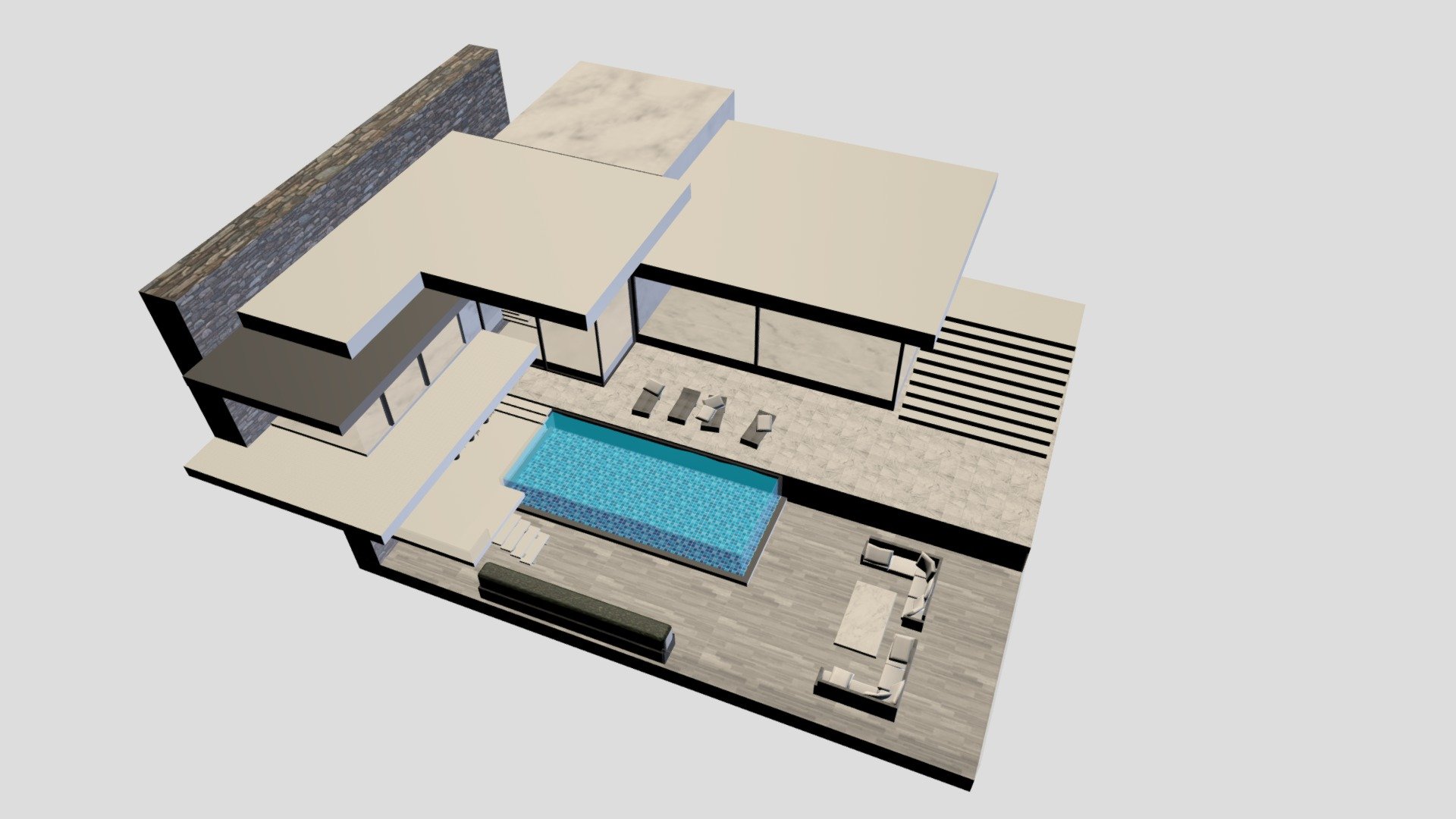 Dream house FBX - 3D model by KeverneFong [a167862] - Sketchfab