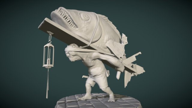 Fishmonger 3D models - Sketchfab