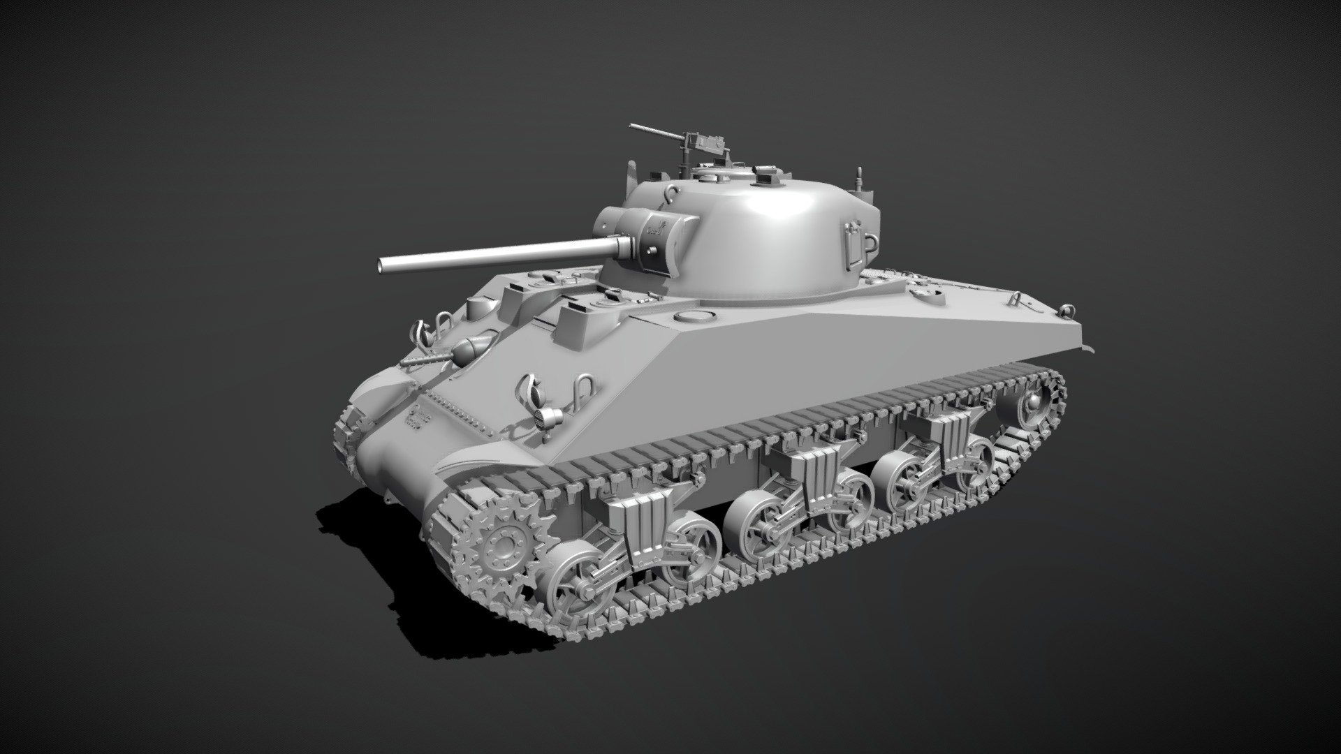 M4A2 Sherman - Early Production - Buy Royalty Free 3D model by Panaristi [a169dbf] - Sketchfab Store