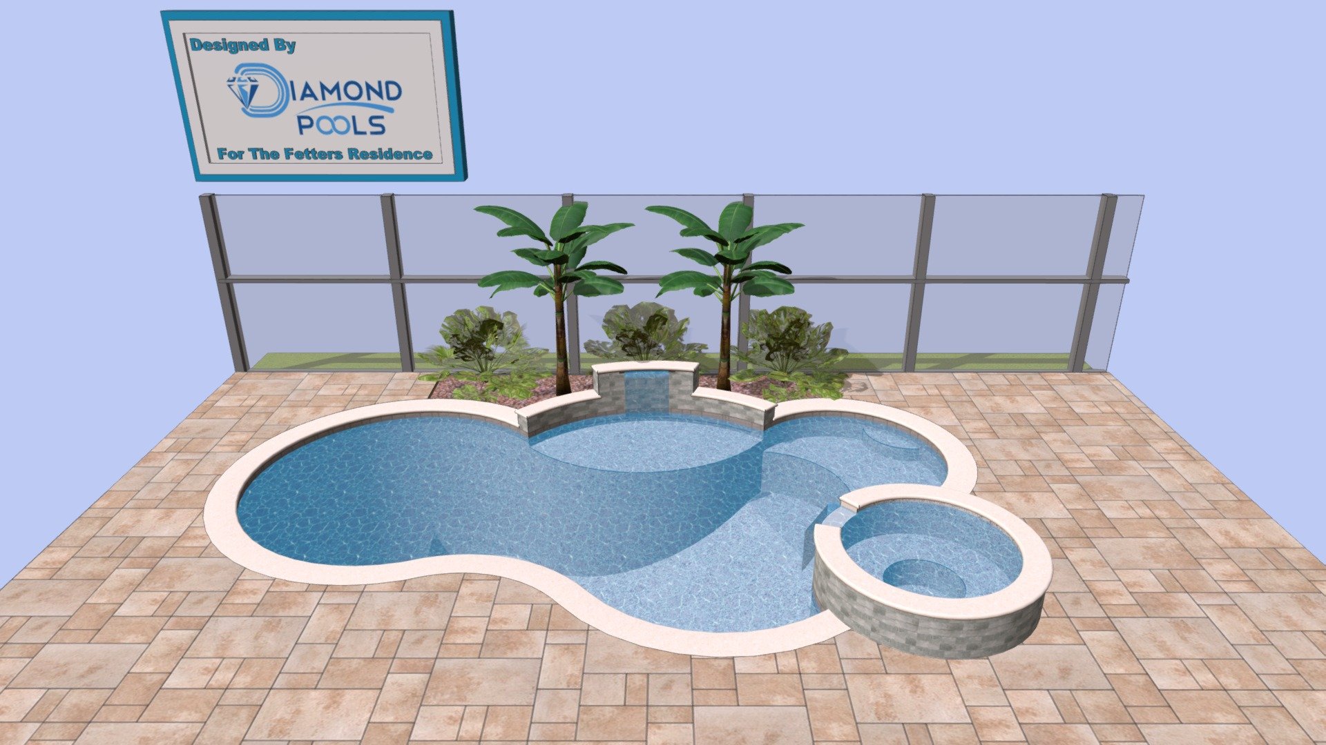 Fetters - 3D model by Diamond Pools and Spas (@DiamondPools) [a16a9ec] - Sketchfab