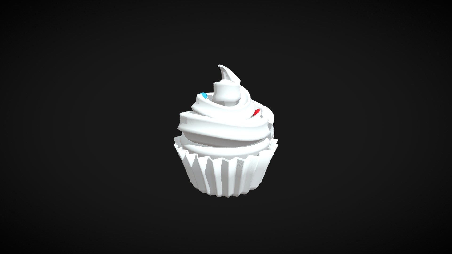 Cupcake - 3D model by eterchronos [a16afa3] - Sketchfab