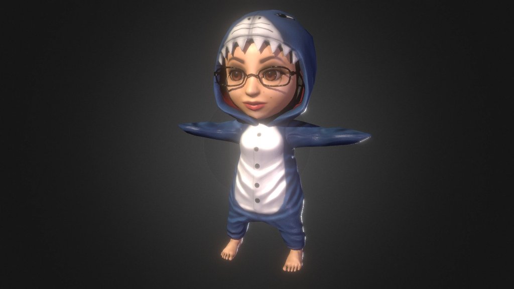 Marin-Shark - 3D model by Mufasa (@rayquazn) [a16b446] - Sketchfab