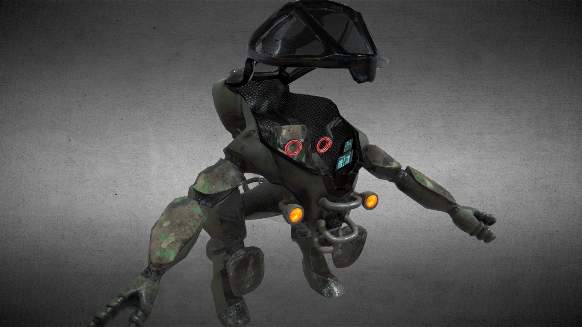 Mechanic Mech - Buy Royalty Free 3D model by Marcin.Kwiatkowski ...