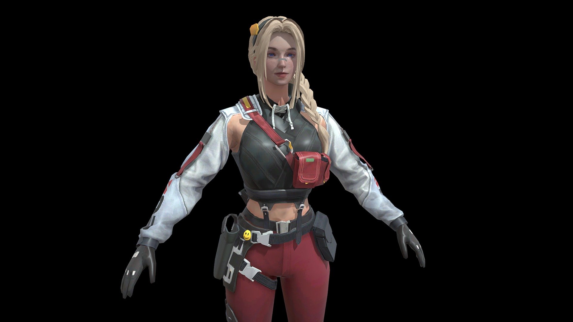 Emma Red | Bloodstrike - 3D model by TopNotch Assets (@Sxnneh) [a16bfc1 ...