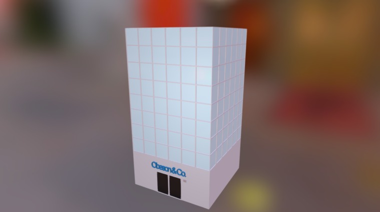 Glass Building - 3D model by Alessio De Luca (@alessio.deluca) [a16cf3a ...