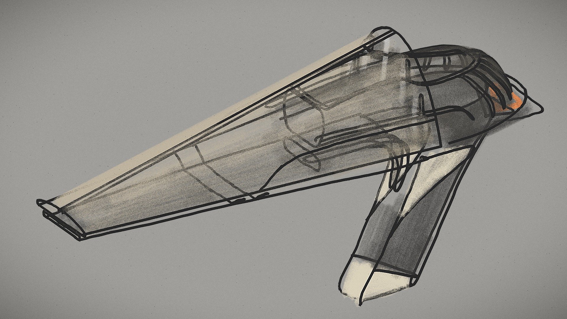 Futuristic hairdryer - 3D model by sy-kim [a16f57d] - Sketchfab